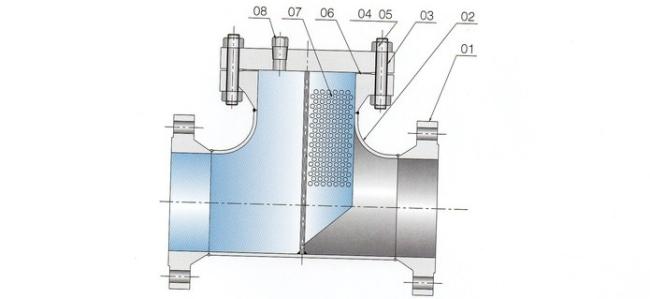 T Strainer Drawing