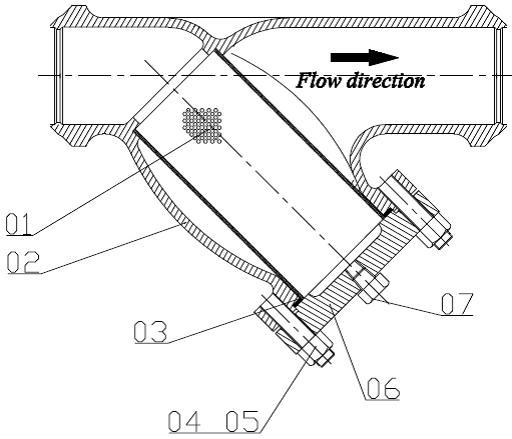 BW Y Type Strainer Drawing