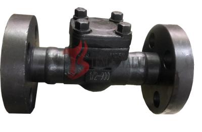 China A105N Swing Check Valve Metal Seat HF Bolted Cover 1/2inch 900Lb Flanged Forged Valve NRV Te koop