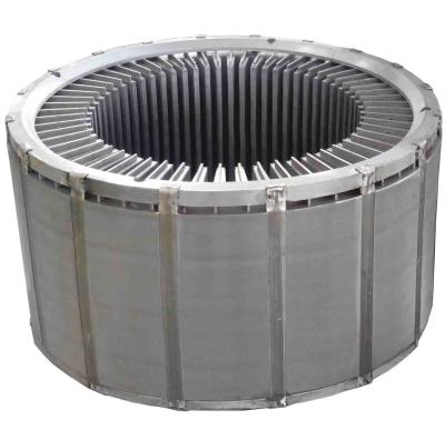 China customized silicon steel stator and rotor laminated core for high and medium voltage wind generator for sale
