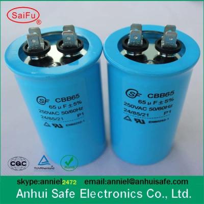 China High Quality Air Conditioner CBB65 Capacitor 35+5MFD dual 40uf+5uf 45uf+5uf 50uf+5uf 60uf+5uf for sale