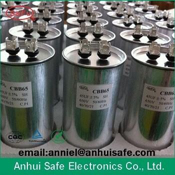China China old brand retail wholesale sell produce CBB65 ac capacitor 10uf to 120uf 450VAC 550VAC for sale