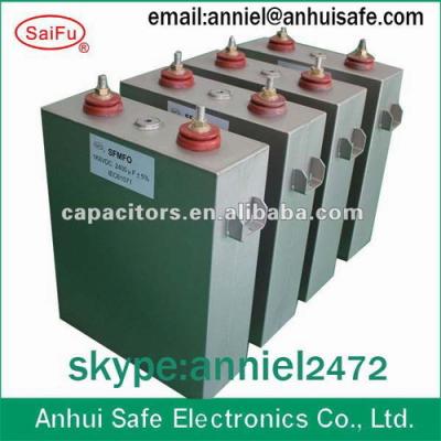 China high voltage power oil filled capacitor 1000UF 900VDC for sale