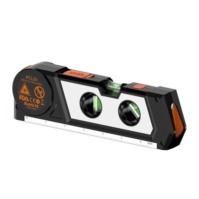 China 4 In 1 Laser Level Meter Multipurpose Cross Line Laser Horizontal Bubble And Level Ruler for sale