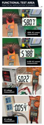 China 6000 Counts Digital AC Clamp Meters With Non-Contact Voltage detaction,NCV and Ture RMS for sale