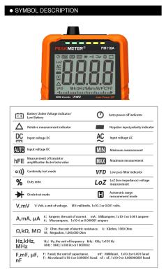 Cina Massimetro digitale a portata manuale e automatica 1000V voltmetro AC DC multimetro digitale MAX e MIN misurazione NCV funzione in vendita