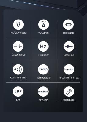 China AC/DC Digital 6000 zählt Klemmmeter mit Ammeter Diodenprüfung Ohmmetermessung zu verkaufen
