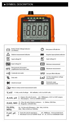 Cina Misuratore digitale di portata manuale e automatico per la misurazione della tensione AC DC MAX e MIN in vendita