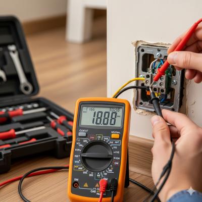 China High Precision Auto Ranging Digital Multimeter for Measuring Resistance 200Ω-2MΩ and AC Voltage Range 200V/600V for sale