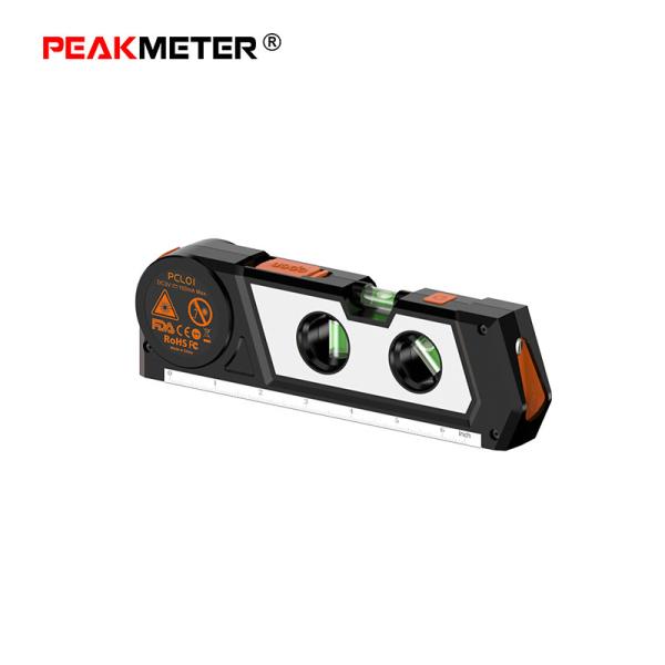 Laser Level Meter Tape Measure Straightedge Bubble Meter with Three different angles