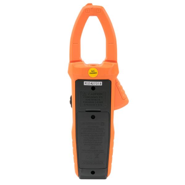 Auto Manual Range AC DC TRMS Digital Clamp Meter Multimeter Analogue Bar Graph