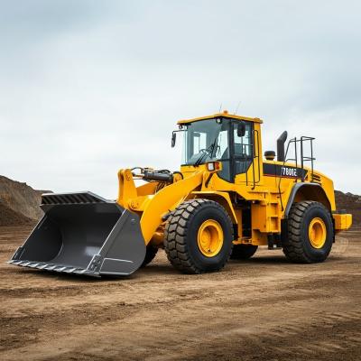 China New 7 Ton Wheel Loader LW700KN With 4.2m3 Rock Bucket ZF Gearbox For Mining for sale