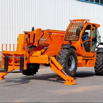 China 5-Ton 18m Telehandler T5018 with bucket, pallet forks, muck grab Hot Sale in Dubai for sale