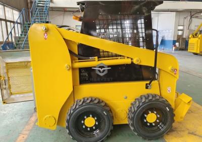 중국 500kg 스키드 스티어 로더 JC35 0.3m3 버킷 사용자 지정 수동 또는 파일럿 운영 판매용