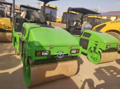 중국 가나에서 핫 세일 중인 3톤 유압식 이중 드럼 진동식 로드 롤러 LTC203P 판매용