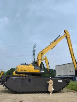 China from china 20–30 Ton Amphibious Excavator with ship buoyancy tank for sale