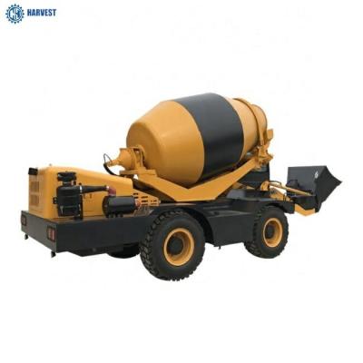China 4M3 Capacity 95kW Engine Industrial HY400 Self Loading Concrete Mixer Truck for sale