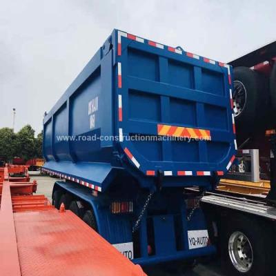 China CIMC het Type 56cbm 85ton Tipper Semi Trailer van 4 Asu Te koop
