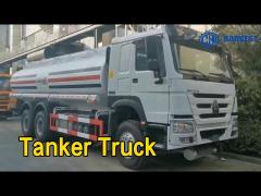 Camión cisterna de combustible 20m3 Acero carbono Q235 6 x 4 371hp Para el transporte
