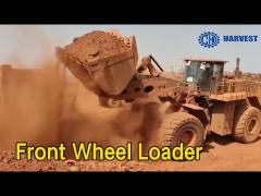 Heavy Duty Front Wheel Loader 2000rpm 12 Ton 418kW 6.5m3 Hydraulic