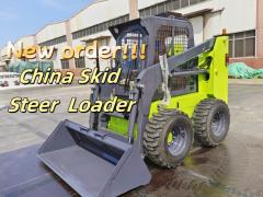 850kg Skid Steer Loader JC60 Com 0.4cbm Balde Opcional Yanmar Motor Venda