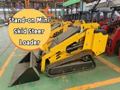 Stand-on Skid Steer Loader LY850 met 0.2m3 emmer & Kubota motor Hot Sale