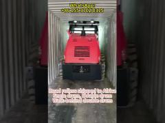 14ton single drum roller LT214B met 97kW Cummins motor warm verkocht in Jamaica