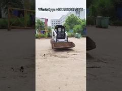 0.4m3 Skid Steer Loader JC45GH Pilot Control 36.7kw met optionele vaste band