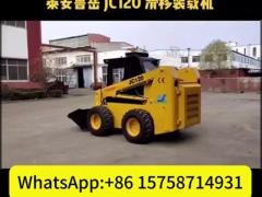 JC120  Skid Steer Loader 1200kg with Weichai Engine and Attachments For Sale