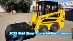 JC25 Skid Steer Loader Powerful Construction Performance