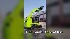 JC45 TS100 JC120 JC75 MINI Loader Multi-Function Skid Steer Loader with Assistive Device Fitting
