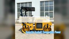 Efficient Double Drum Road Roller for Asphalt and Soil