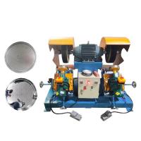 China Double Stations Cookware Polishing Machine For Kettle Heating Plate Vacuum Adsorption for sale