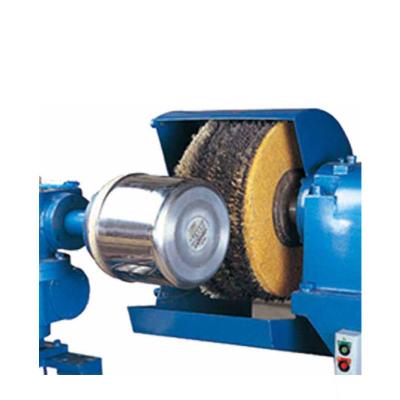 China automatic CNC Metal Cookware Sanding machine polisher for aluminum Stainless Steel Pans Polishing making machine for sale