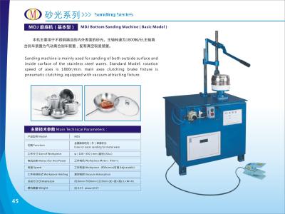China Two-Operator Cookware Polishing Machine for Rough and Semi-Mirror Sanding Te koop
