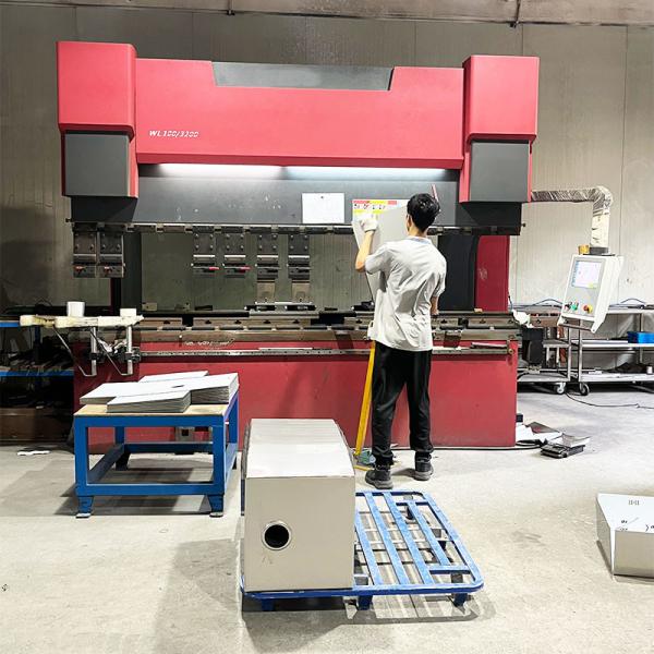 Stainless Steel Sheet Bending Machine For Sinks In Industrial Manufacturing And Custom Project