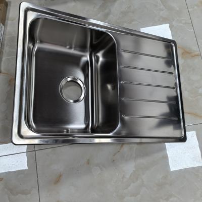 China Frosted Brushed Stainless Steel Sink Nano Gun Grey Stainless Steel Sink 304 Stainless Steel Sink  Installed Under  Stage for sale