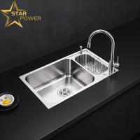 China 304 Thickened Handmade Sink Kitchenware Smooth Surface Easy To Clean for sale