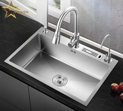 중국 내구성 가구 주방용 스테인레스 스틸 손 싱크대 청소가 쉽다 판매용