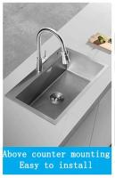 China Hand Sanded Sink Stainless Steel kitchen Sink for sale