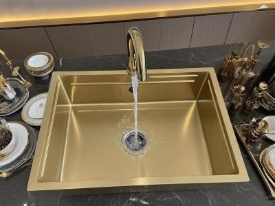 Chine Cuisines de luxe en acier inoxydable SUS304 à la couleur dorée à vendre