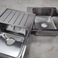 China Undermount & Top Mount Compatible Food Grade 304 Stainless Steel (18/8) Stretched Kitchen Sink Set Customizable Size | Custom Steel Gauge Available | Custom Basin Depth Available | Rust Proof & Corrosion Resistant for sale