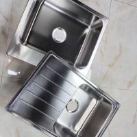 China Undermount & Top Mount Compatible Food Grade 304 Stainless Steel (18/8) Stretched Kitchen Sink Set Customizable Size | Custom Steel Gauge Available | Custom Basin Depth Available | Rust Proof & Corrosion Resistant for sale