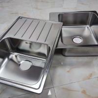 China Undermount & Top Mount Compatible Food Grade 304 Stainless Steel (18/8) Stretched Kitchen Sink Set Customizable Size | Custom Steel Gauge Available | Custom Basin Depth Available | Rust Proof & Corrosion Resistant for sale