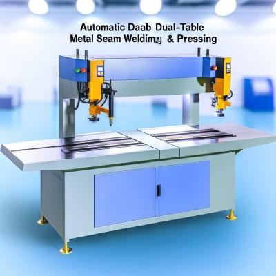 Китай Автоматическая двойная табличная металлическая швейная сварочная и прессовая машина продается