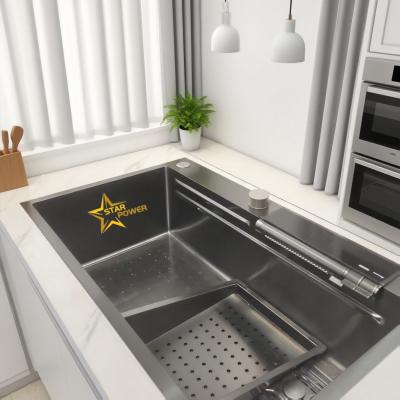 China Grey Stainless Steel Kitchen Sink Partition 11kg Load Capacity for sale