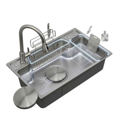 China 30 Inch Farmhouse Apron Front Double Bowl Kitchen Sink 60/40 16 Gauge with Bottom Grids for sale