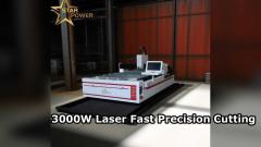 High Speed Stainless Steel Laser Cutter 3000W