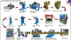 High Speed Kitchen Sink Production Line 45s Per Bowl