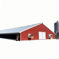 Quality Modern Steel Chicken Farm Building , Light Steel Structure Poultry House for sale